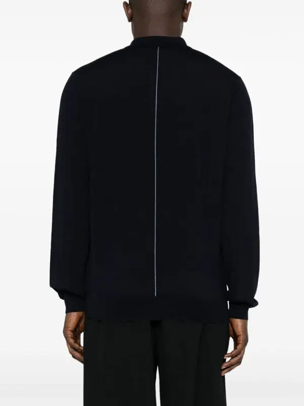 LANVIN Logo-embroidered Polo Shirt - Blue