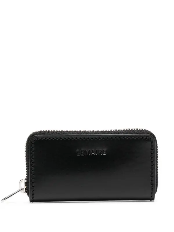 LEMAIRE Logo-debossed Coin Purse - Black