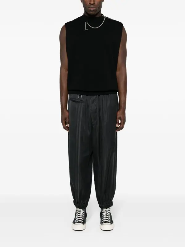 Y3 Striped Tapered Trousers