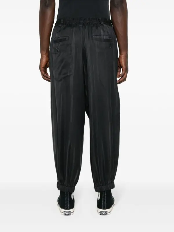 Y3 Striped Tapered Trousers