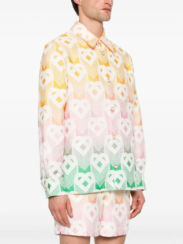 Casablanca Terrycloth-effect Shirt Jacket