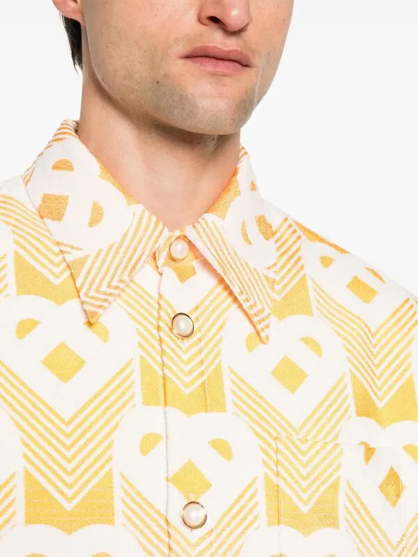 Casablanca Terrycloth-effect Shirt Jacket