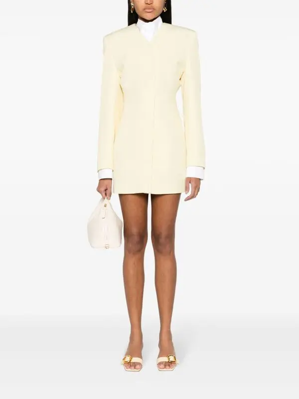 Jacquemus La Robe Cubo Mini Dress - Yellow