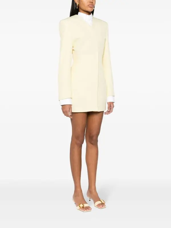 Jacquemus La Robe Cubo Mini Dress - Yellow