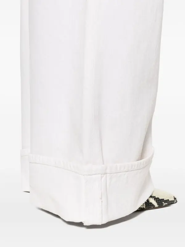 AGOLDE Dame High-rise Wide-leg Jeans - Neutrals