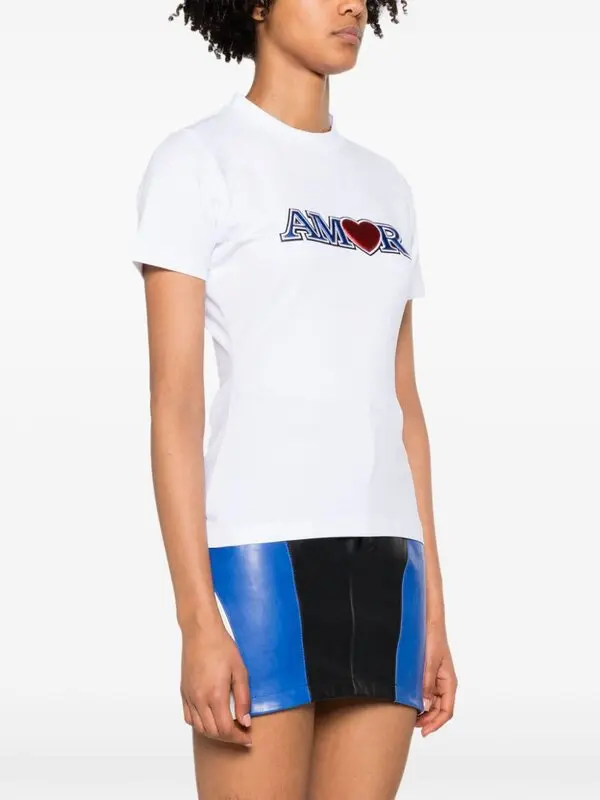 Vetements Cotton T-shirt With Slogan Appliqu
