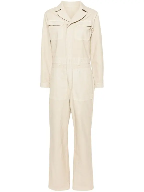 FORTELA Vania Cotton Jumpsuit - Neutrals