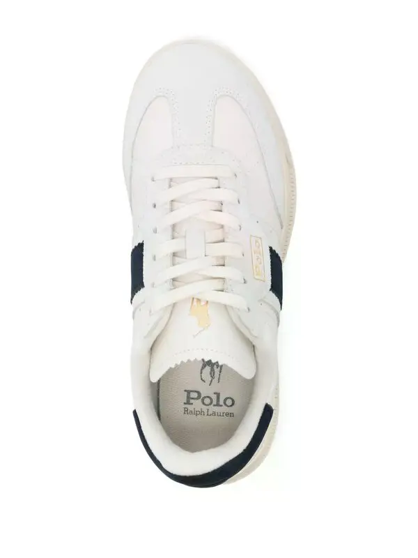 Polo Ralph Lauren Heritage Aera Leather Sneakers - White