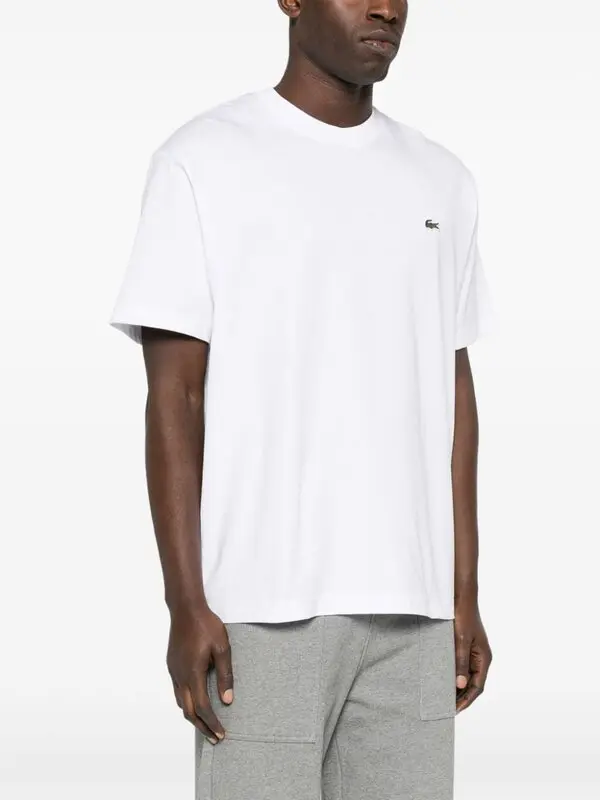 Lacoste Logo-patch T-shirt - White