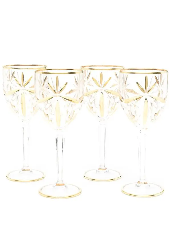 LES-OTTOMANS X Browns Murano Wine Glasses - Neutrals