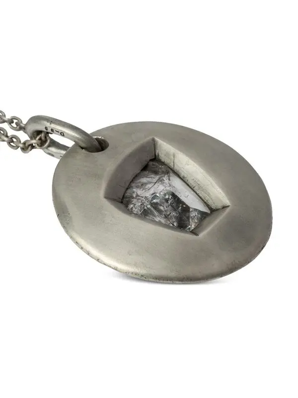 PARTS OF FOUR Disk Danburite Pendant Necklace