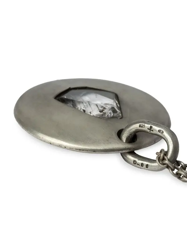 PARTS OF FOUR Disk Danburite Pendant Necklace