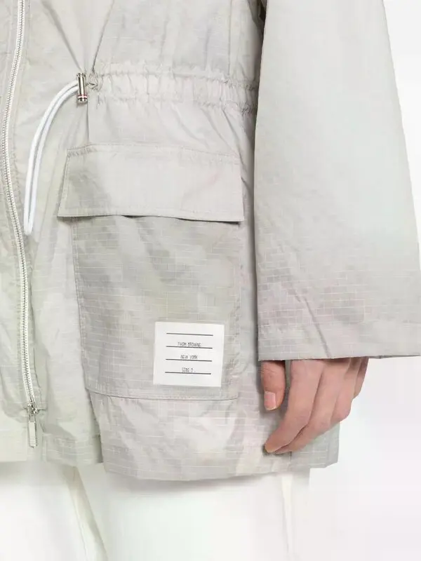 Thom Browne Zip-up Hooded Parka