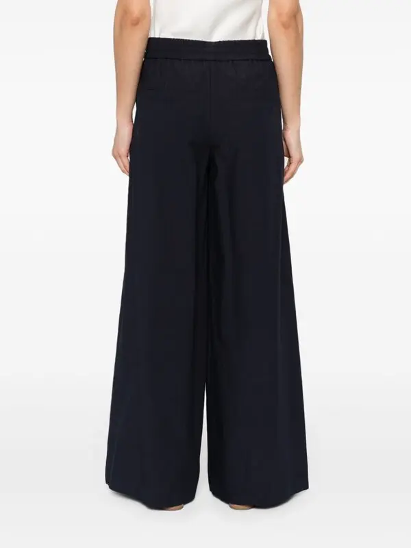 Brunello Cucinelli Poplin Wide Leg Trousers