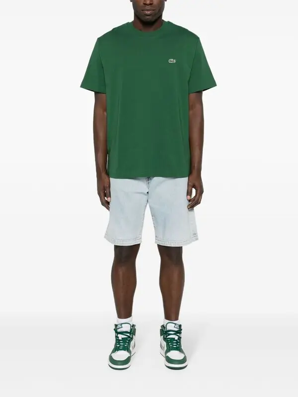 Lacoste Logo-patch Cotton T-shirt - Green