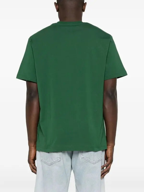 Lacoste Logo-patch Cotton T-shirt - Green