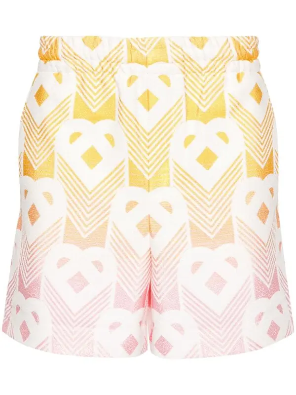 Casablanca Terrycloth-effect Knee-length Shorts