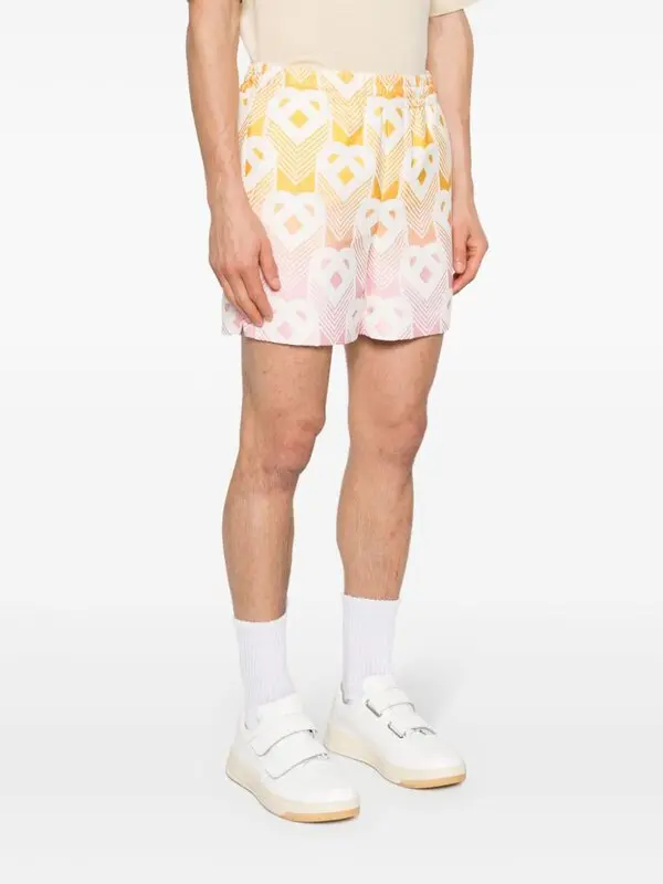 Casablanca Terrycloth-effect Knee-length Shorts