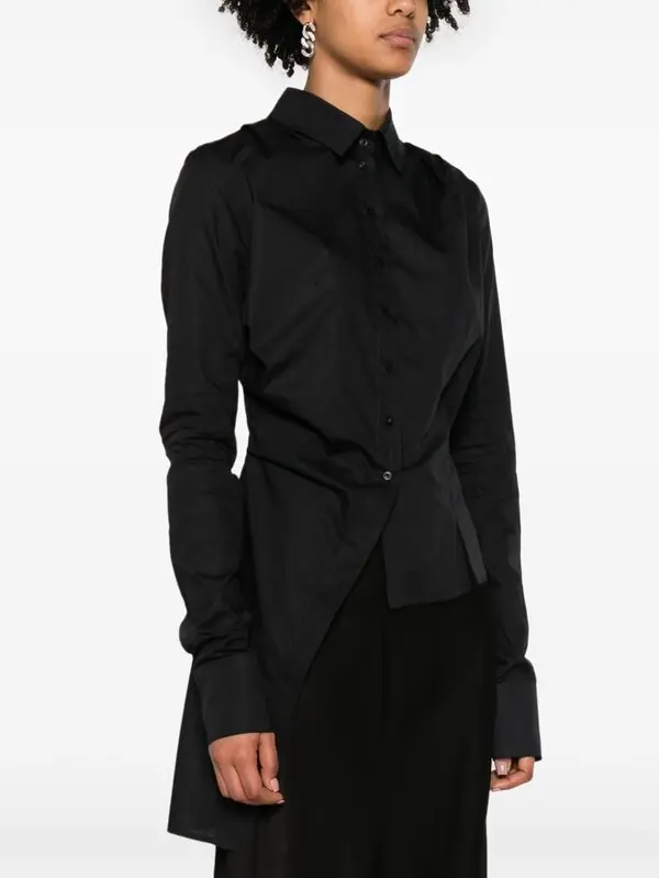 MARC LE BIHAN Asymmetric Poplin Shirt