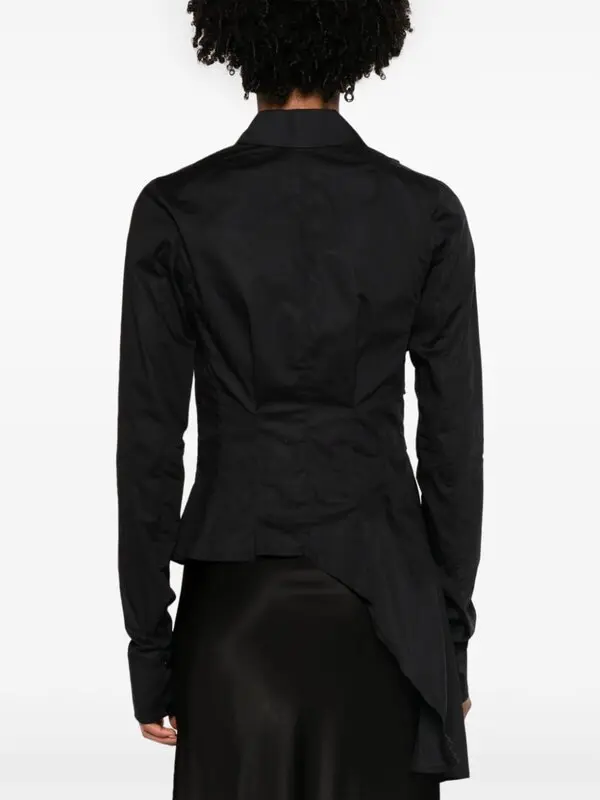 MARC LE BIHAN Asymmetric Poplin Shirt