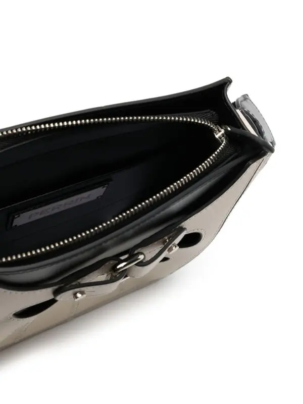 Perrin Cabbie Leather Crossbody Bag - Neutrals
