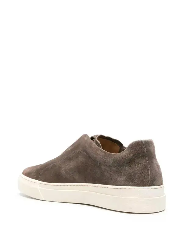 SCAROSSO Luca Suede Sneakers - Brown