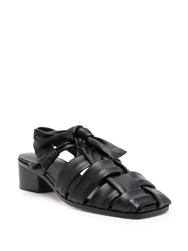 Hereu 50mm Leather Sandals - Black