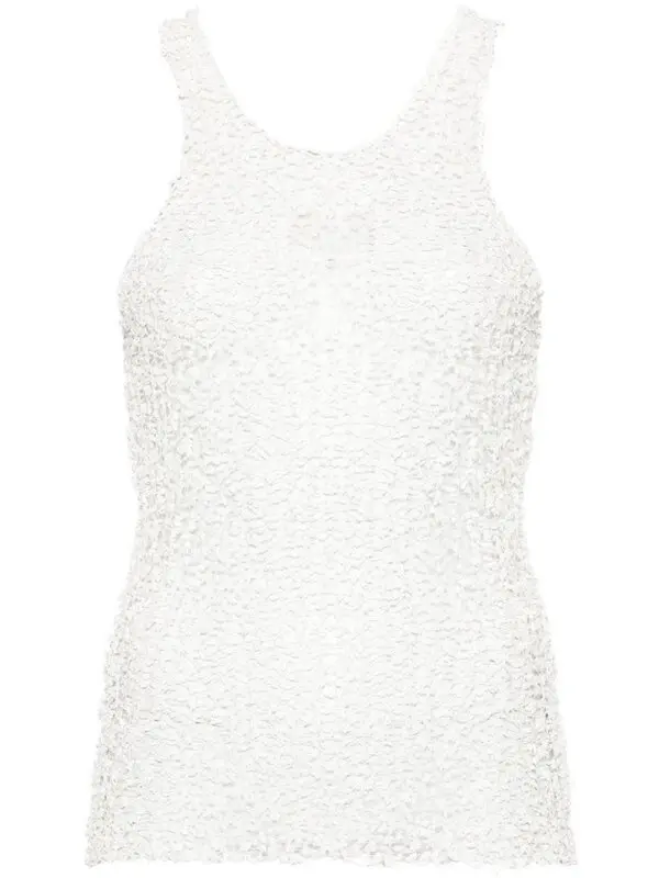 MAISON MARGIELA Sheer Open Tank Top