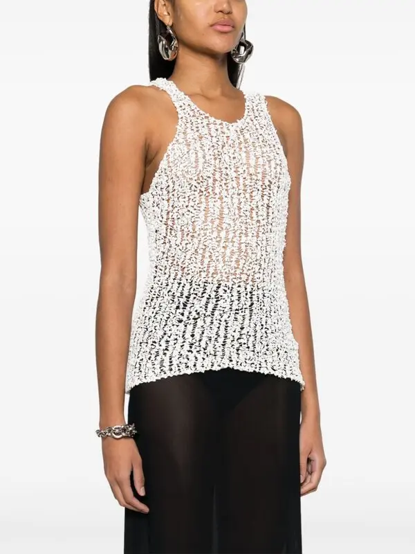 MAISON MARGIELA Sheer Open Tank Top