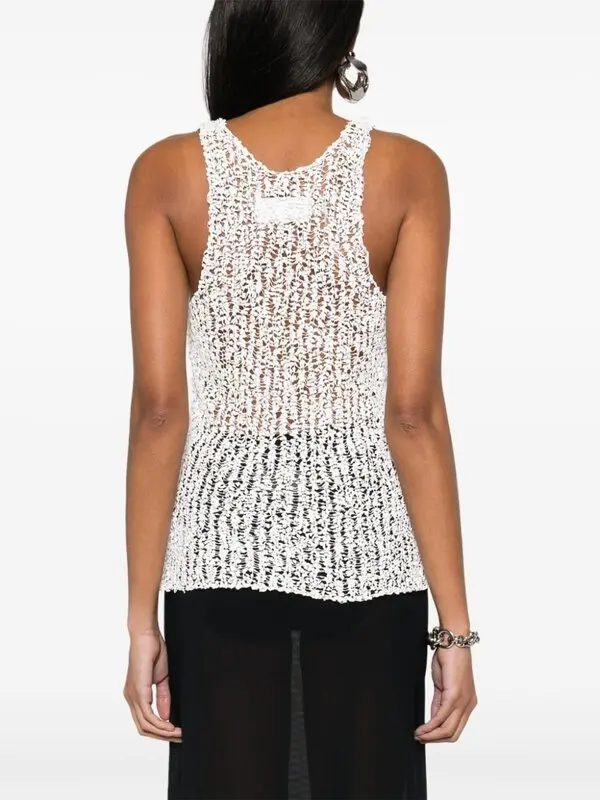 MAISON MARGIELA Sheer Open Tank Top
