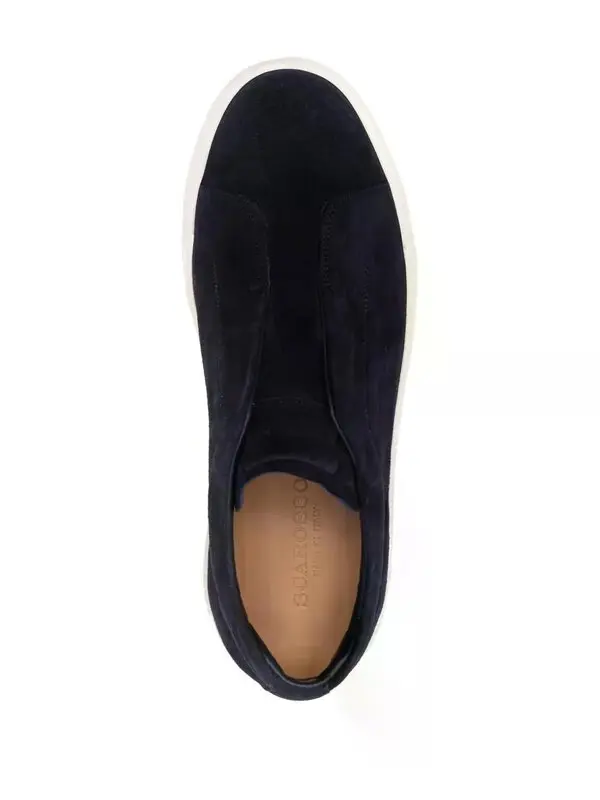 SCAROSSO Luca Suede Sneakers - Blue
