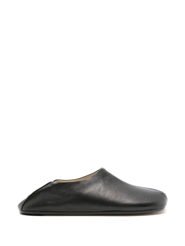MAISON MARGIELA Asymmetric-toe Leather Slippers