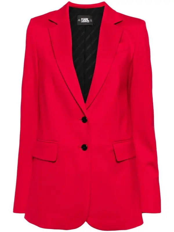 Karl Lagerfeld Tailored Single-breasted Blazer