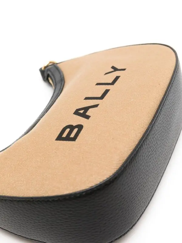 Bally Ellipse Logo-print Crossbody Bag - Neutrals