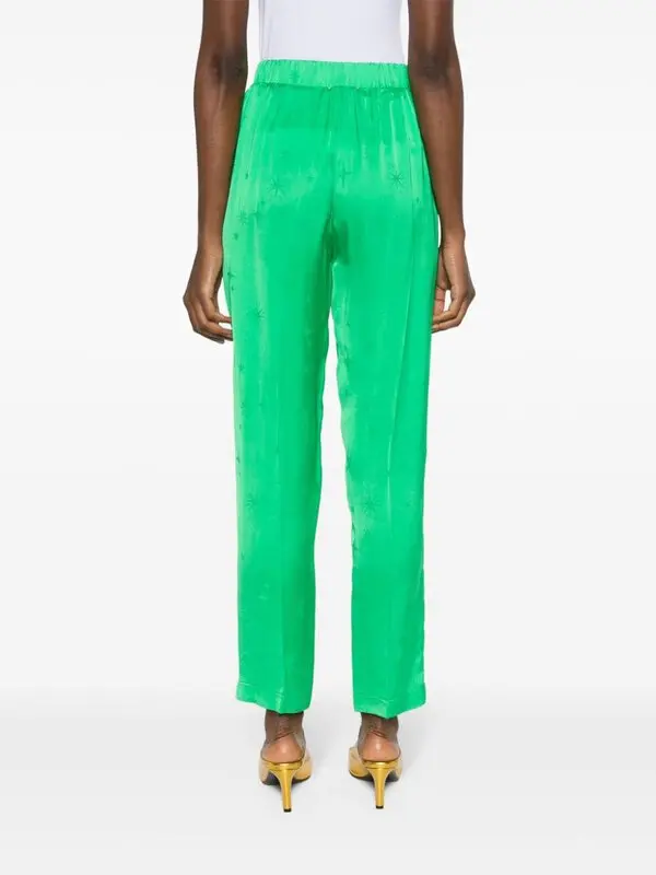 FORTE_FORTE Straight-leg Jacquard Trousers