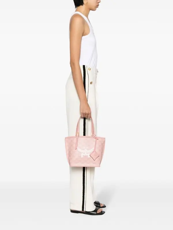 Mcm Himmel Lauretos Mini Tote Bag - Pink