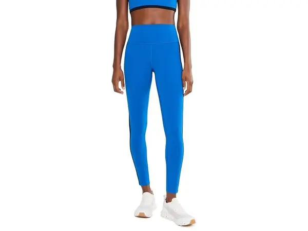 Splits59 High-waist Airweight 7/8 Leggings With Side Stripe Detail - Classic Blue/indigo