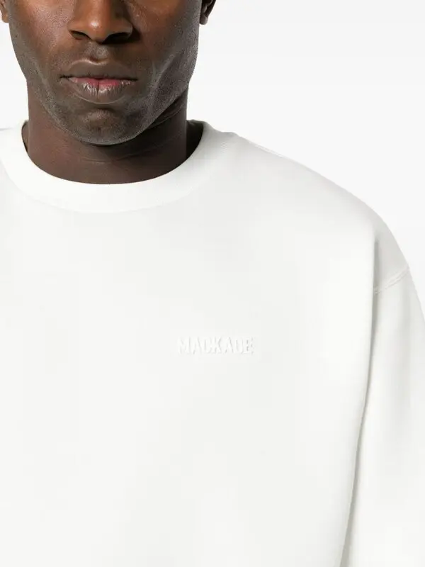 Mackage Julian Logo-raised Sweatshirt - White