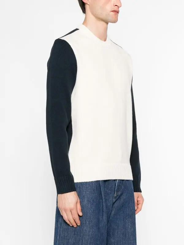 Paul & Shark Two-tone Ribbed Jumper