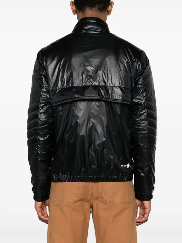 Moncler High-shine Padded Jacket - Black