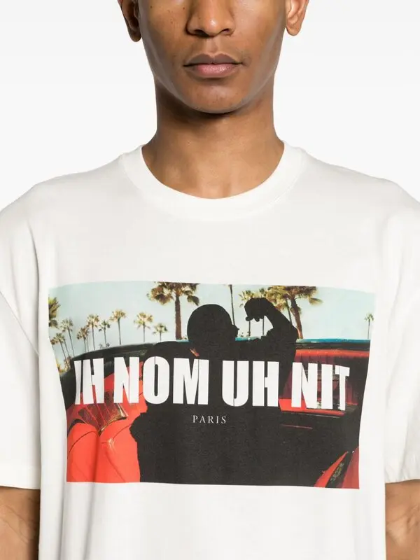 IH NOM UH NIT Photograph-print Cotton T-shirt
