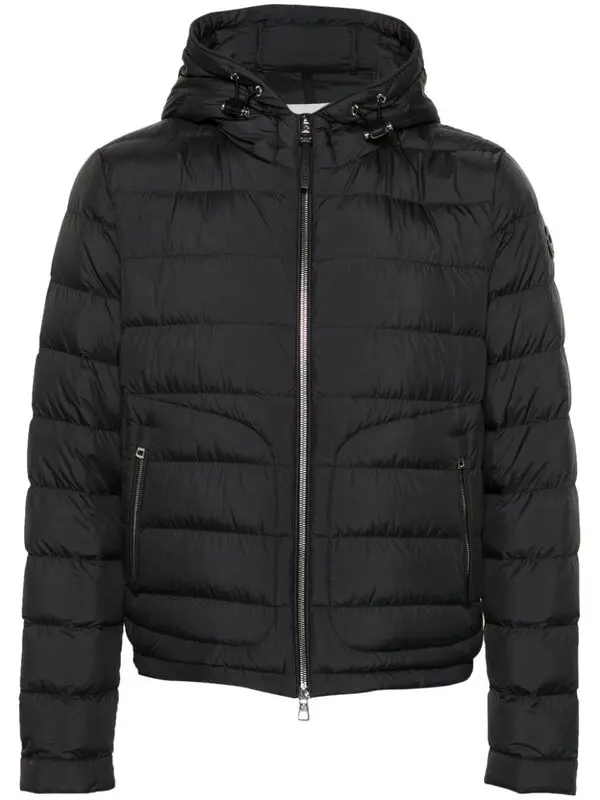 Moncler Sestriere Padded Hooded Jacket - Black