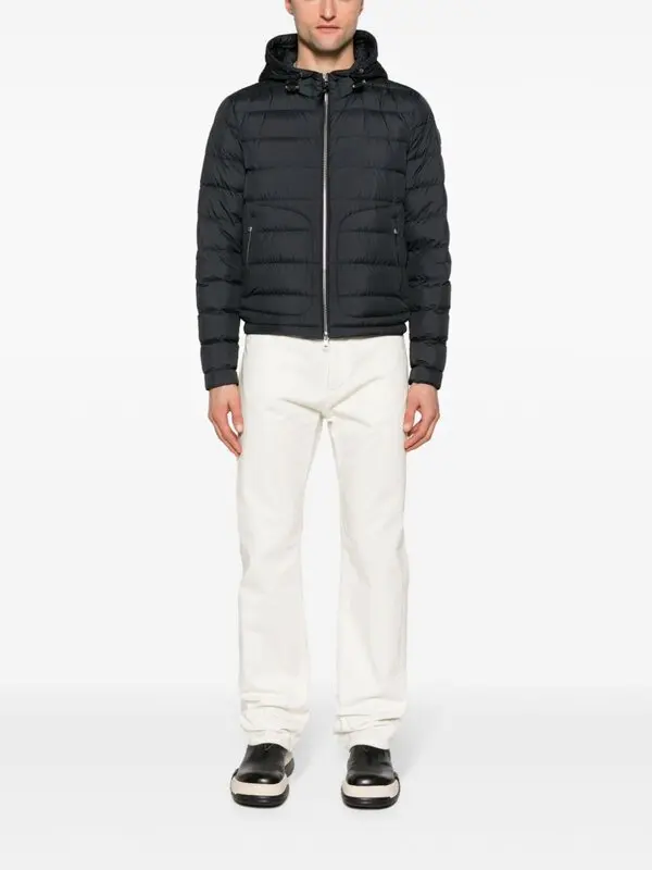 Moncler Sestriere Padded Hooded Jacket - Black