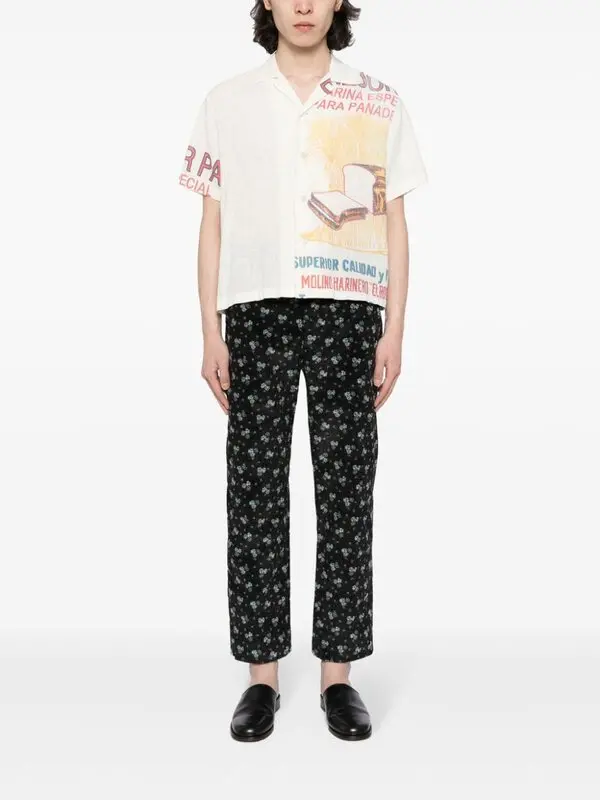 BODE Chicory Floral Corduroy Trousers