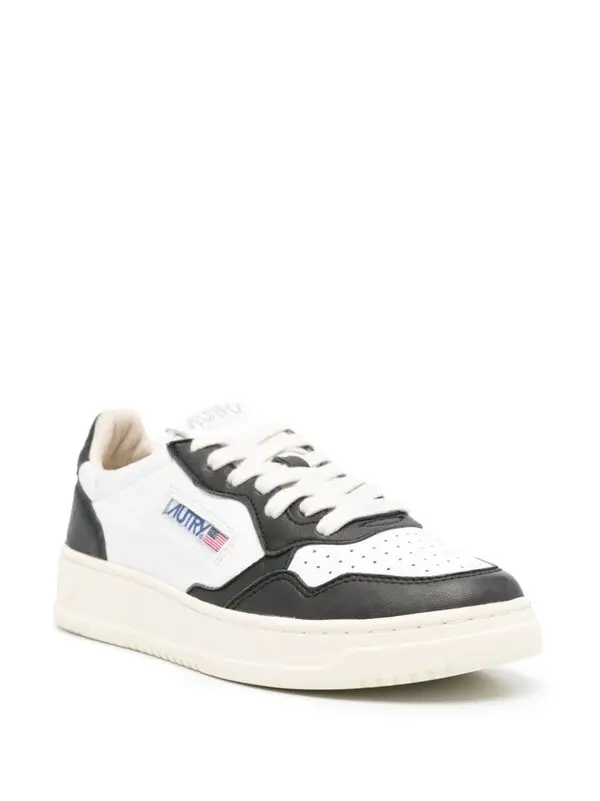 AUTRY Logo-patch Leather Sneakers