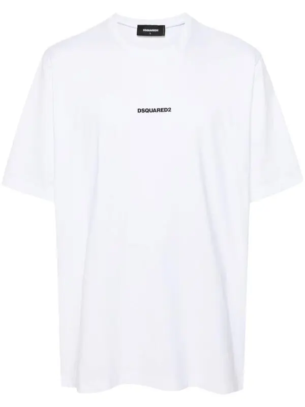 Dsquared2 Logo-print Cotton T-shirt - White