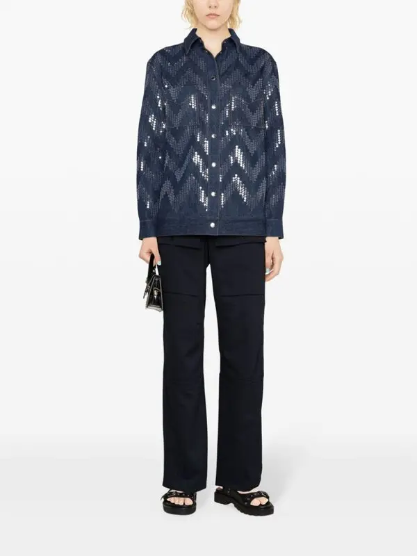 Missoni Sequin-embellished Denim Jacket