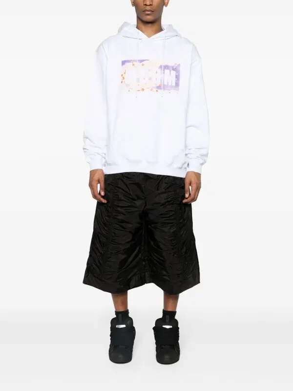 MSGM Graphic-print Cotton Sweatshirt