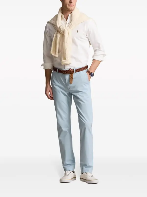 Polo Ralph Lauren Stretch Flat-front Chinos - Blue