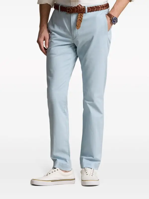Polo Ralph Lauren Stretch Flat-front Chinos - Blue